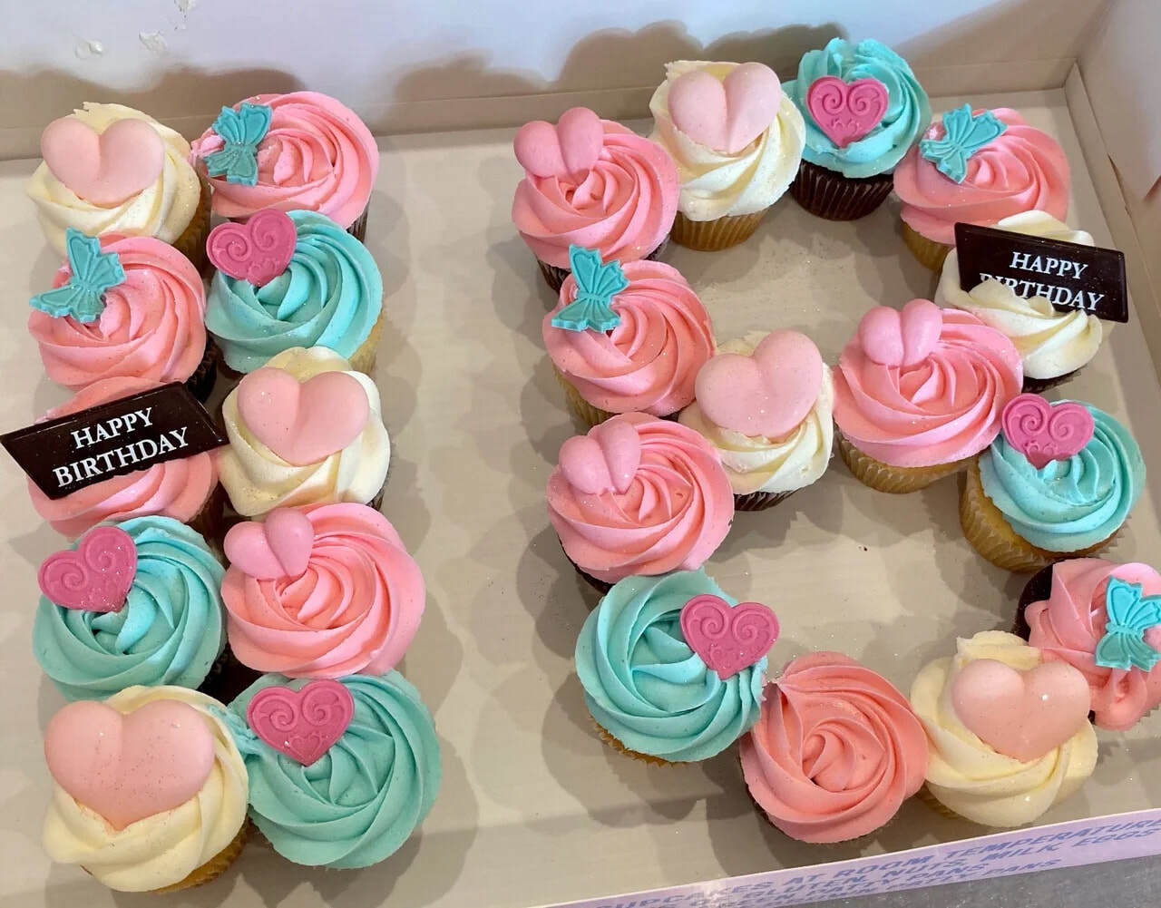 Pull-apart Number Cake (2 Numbers) | The Little Cupcake Ballarat